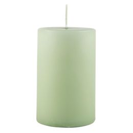 IB Laursen Stumpenkerze H&ouml;he 10,00 cm, &Oslash; 6,00 cm, hellgr&uuml;n skandinavische Deko Online Shop