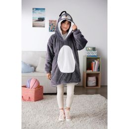 Kuschel-Motivpullover, Pinguin - S