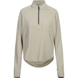asics NAGINO RUN 1-4 ZIP Laufshirt Damen - Gr&ouml;&szlig;e S - gr&uuml;n