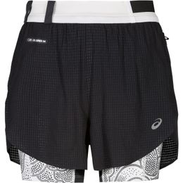 asics METARUN Laufshorts Damen - Gr&ouml;&szlig;e S - schwarz