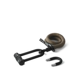 texlock eyelet UX-lock wild hemp 100 cm - Seil mit B&uuml;gelschloss - Fahrradschloss Textilschloss