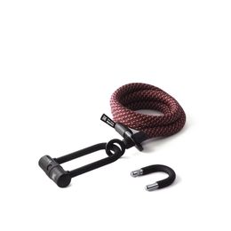 texlock eyelet UX-lock chateau red 160 cm - Seil mit B&uuml;gelschloss - Fahrradschloss Textilschloss