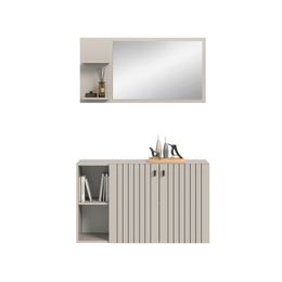Garderobe Station 2-tlg. Kaschmir