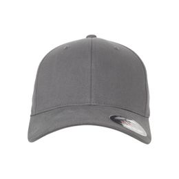 Flex Cap Flexfit "Flexfit Accessoires Flexfit Brushed Twill", Gr. S/M, grau, 98% Baumwolle, 2% Elasthan, unifarben, Caps