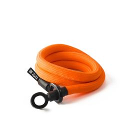 texlock eyelet acid orange 160 cm - Erweiterung f&uuml;r B&uuml;gelschloss - Fahrradschloss Textilseil