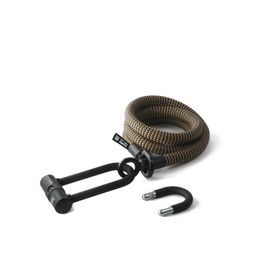 texlock eyelet UX-lock wild hemp 160 cm - Seil mit B&uuml;gelschloss - Fahrradschloss Textilschloss