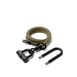 texlock eyelet UX-lock Bauhaus Dessau 120 cm - Seil mit B&uuml;gelschloss - Fahrradschloss Textilschloss