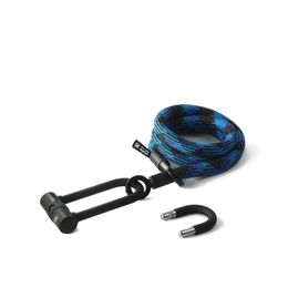 texlock eyelet UX-lock morpho blue 160 cm - Seil mit B&uuml;gelschloss - Fahrradschloss Textilschloss