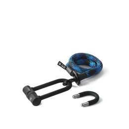 texlock eyelet UX-lock morpho blue 100 cm - Seil mit B&uuml;gelschloss - Fahrradschloss Textilschloss