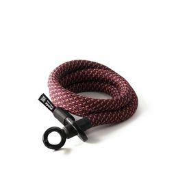 texlock eyelet chateau red 160 cm - Erweiterung f&uuml;r B&uuml;gelschloss - Fahrradschloss Textilseil