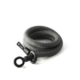 texlock eyelet electric grey 160 cm - Erweiterung f&uuml;r B&uuml;gelschloss - Fahrradschloss Textilseil