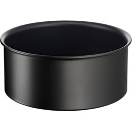 Kasserolle Tefal "Ingenio Unlimited", schwarz, B:21,5cm H:9,4cm L:21,5cm &Oslash;:20cm, T&ouml;pfe, Kasserolle, stapelbar, Antihaftversiegelung, Thermo-Signal, Induktion