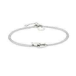 Armband Liebeskind Berlin "Schmuck Geschenk Edelstahl Armkette Festive Mini Link", silber (silberfarben), Armb&auml;nder, Damen, 20cm, Edelstahl, Armband