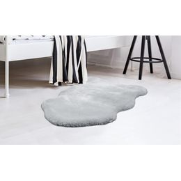 Fellteppich Arte Espina "Rabbit 200" Gr. 41, grau, B:60cm H:35mm L:90cm, Kunstfaser, Teppiche, Fellteppich, Kunstfell, Kannichenfell Haptik, weich, Wohnzimmer alle R&auml;ume,Hochflor