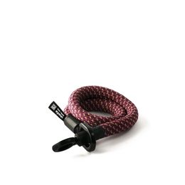 texlock eyelet chateau red 80 cm - Erweiterung f&uuml;r B&uuml;gelschloss - Fahrradschloss Textilseil