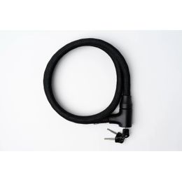 texlock orbit onyx black 160 cm - Seilschloss mit Schlie&szlig;zylinder - Fahrradschloss Textilschloss