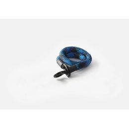 texlock eyelet morpho blue 100 cm - Erweiterung f&uuml;r B&uuml;gelschloss - Fahrradschloss Textilseil