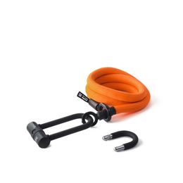 texlock eyelet UX-lock acid orange 160 cm - Seil mit B&uuml;gelschloss - Fahrradschloss Textilschloss