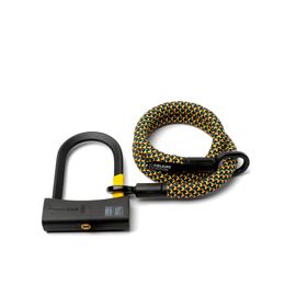 texlock eyelet D-lock Bauhaus Dessau 120 cm - Seil mit B&uuml;gelschloss - Fahrradschloss Textilschloss