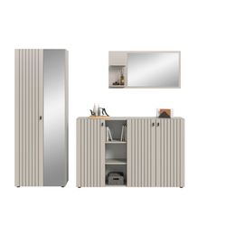 Garderobe Station 3-tlg. Kaschmir