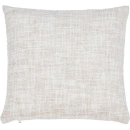 Dekokissen done. "Twist", silence, meliert, B:45cm H:1cm L:45cm, Polyester, Dekokissen_Sitzkissen_Kissenh&uuml;llen, Geflochtene Optik