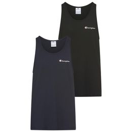 Tanktop Champion, Herren, Gr. M, nny, nbk, Obermaterial: 100% Baumwolle, normal, Rundhals, Tops Tanktop