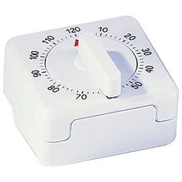 Kurzzeitmesser Atlanta, wei&szlig; (wei&szlig;, wei&szlig;), Wecker, Eieruhr, K&uuml;chentimer, K&uuml;chenaccessoire, bis 59 Minuten einstellbar