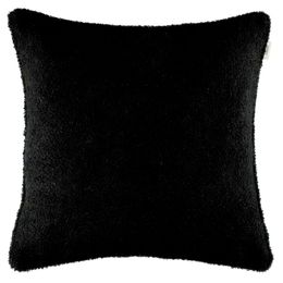 Dekokissen Esprit "Cute", grau (anthrazit, unifarben), B:45cm H:0,5cm L:45cm, Polyester, Dekokissen_Sitzkissen_Kissenh&uuml;llen