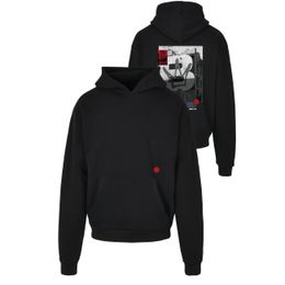 Kapuzenpullover "Upscale by Mister Tee Herren BRKLYN Hoodie", Herren, Gr. XXL, schwarz, 100% Baumwolle, UPSCALE BY MISTER TEE, unifarben, oversize, ohne Ausschnitt, Pullover Kapuzenpullover