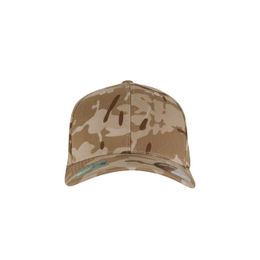 Flex Cap Flexfit "Flexfit Unisex Flexfit Multicam", Gr. S/M, gr&uuml;n (khaki multicam), 98% Baumwolle, 2% Elasthan, Caps