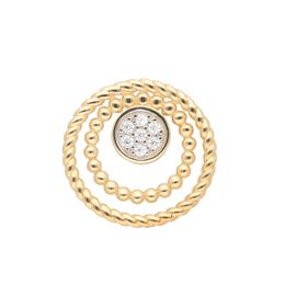 Adelia&acute;s Kettenanh&auml;nger ADELIA&acute;S "Anh&auml;nger 333 Gold ( 8K ) mit Zirkonia &ndash; Goldanh&auml;nger", silber, Schmuckanh&auml;nger, Damen, mit Zirkonia, Gold, Kettenanh&auml;nger, Goldanh&auml;nger