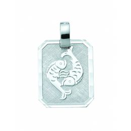 Adelia&acute;s Sternzeichenanh&auml;nger ADELIA&acute;S "Sternzeichen Anh&auml;nger Fische 925 Silber &ndash; Silberanh&auml;nger Fische", silber, Schmuckanh&auml;nger, Damen, Fische, Silber 925 (Sterlingsilber), Silberanh&auml;nger Fische