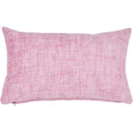 Dekokissen done. "Twist", rosa (old rose, meliert), B:40cm H:1cm L:60cm, Polyester, Dekokissen_Sitzkissen_Kissenh&uuml;llen, Geflochtene Optik