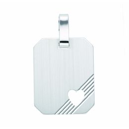 Adelia&acute;s Kettenanh&auml;nger ADELIA&acute;S "Gravurplatte 925 Silber &ndash; Silberanh&auml;nger", silber, Schmuckanh&auml;nger, Damen, Silber 925 (Sterlingsilber), Kettenanh&auml;nger, Silberanh&auml;nger