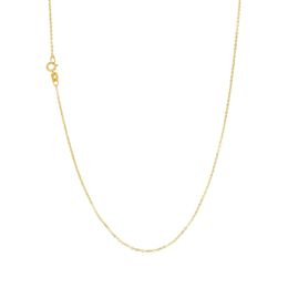 Collierkettchen Amor "Classics, Ankerkettengliederung", gelb (gelbgold 375), Halsketten, Damen, Gelbgold 375, L: 42, Made in Germany