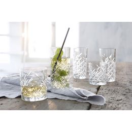 Gl&auml;ser-Set Creatable "TIMELESS Trinkgl&auml;ser", transparent, 8 Stk., Glas, Trinkgef&auml;&szlig;e, 4 Wassergl&auml;ser, 4 Whiskygl&auml;ser im Set