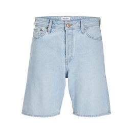 Jack & Jones PlusSize Shorts "JJITONY JJORIGINAL SHORTS SBD 210 SN PLS", Herren, Gr. 46 (6XL), N-Gr, blau (blau denim pack:sbd 532), Web, Obermaterial: 100% Baumwolle, JACK & JONES PLUSSIZE, Abriebeffekte, loose fit knielang, Hosen Shorts