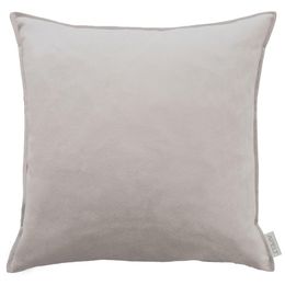 Dekokissen Apelt "Magnus", beige (natur, unifarben), B:46cm L:46cm, Obermaterial: 100% Polyester, Dekokissen_Sitzkissen_Kissenh&uuml;llen