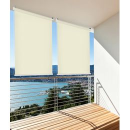 Senkrechtmarkise Hecht INTERNATIONAL, beige, B:140cm L:230cm, Polyester, Polyvinylchlorid (PVC), Markisen, LxB: 230x140 cm