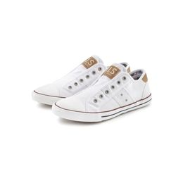 H.I.S. H.I.S Sneaker 'Textilschuh, Stoffschuh, Turnschuh, Halbschuh, Freizeitschuh, Slipper' wei&szlig; Gr. 46 f&uuml;r Damen