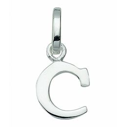 Adelia&acute;s Buchstabenanh&auml;nger ADELIA&acute;S "Buchstabenanh&auml;nger C 925 Silber &ndash; Silberanh&auml;nger Buchstabe C", silber, Schmuckanh&auml;nger, Damen, C, Silber 925 (Sterlingsilber), Silberanh&auml;nger Buchstabe C