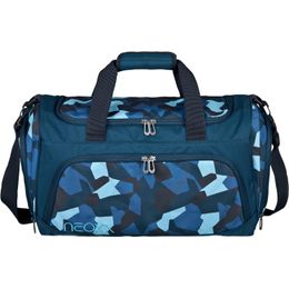 Sporttasche neoxx "Move", Kinder, Gr. B/H/T: 43cm x 26cm x 24cm, gr&uuml;n (camo nation), Polyester, Taschen Sporttasche, teilweise aus recyceltem Material