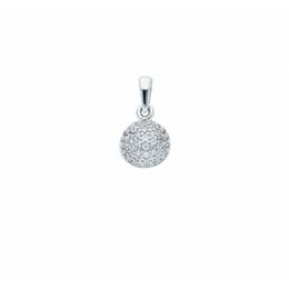 Adelia&acute;s Kettenanh&auml;nger ADELIA&acute;S "Anh&auml;nger 585 Wei&szlig;gold ( 14K ) mit Zirkonia &ndash; Goldanh&auml;nger", silber, Schmuckanh&auml;nger, Damen, mit Zirkonia, Gold, Kettenanh&auml;nger, Goldanh&auml;nger