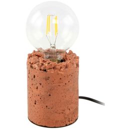 Kayoom Tischleuchte "Tischlampe Curacao 525", rosa (kupfer), 1, &Oslash; 9,5cm H: 13,5cm, 1 Stk., Leuchten, robust, stabil, Unikat, Tischleuchte