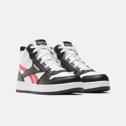 Sneaker Reebok CLASSIC "REEBOK ROYAL PRIME MID 2.0", M&auml;dchen, Gr. 39, ftwrwei&szlig;, schwarz, vectorrot, Synthetik, Schuhe Sneaker