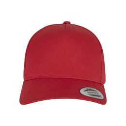 Flex Cap Flexfit "Flexfit Accessoires 5-Panel Curved Classic Snapback", Gr. onesize, mars rot, 100% Baumwolle, unifarben, Caps