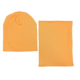 Beanie ALKATO "M&uuml;tze Alkato Unisex Beanie M&uuml;tze und Schal Set Uni", Herren, gelb (senfgelb), Obermaterial: 95% Baumwolle CO. 5% Elasthan EL., M&uuml;tzen Beanie