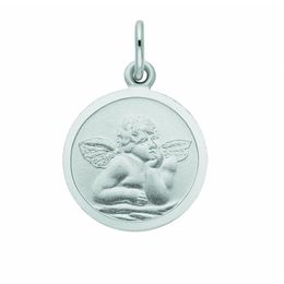 Adelia&acute;s Kettenanh&auml;nger ADELIA&acute;S "Medaille Amor 333 Wei&szlig;gold ( 8K ) &ndash; Goldanh&auml;nger Amor", silber, Schmuckanh&auml;nger, Damen, Gold, Kettenanh&auml;nger, Goldanh&auml;nger Amor