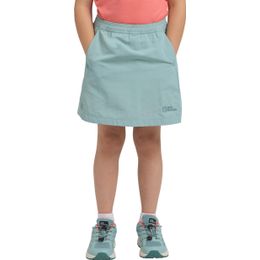 Skort Jack Wolfskin "SUN SKORT G", M&auml;dchen, Gr. 128, gr&uuml;n (soft jade), Obermaterial: 100% Polyamid. Obermaterial 2: 100% Polyester, R&ouml;cke Skort