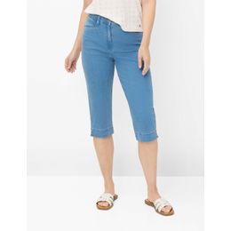 Raphaela by Brax Damen Jeans Style CAREN CAPRI, denim hellblau, Gr. 36